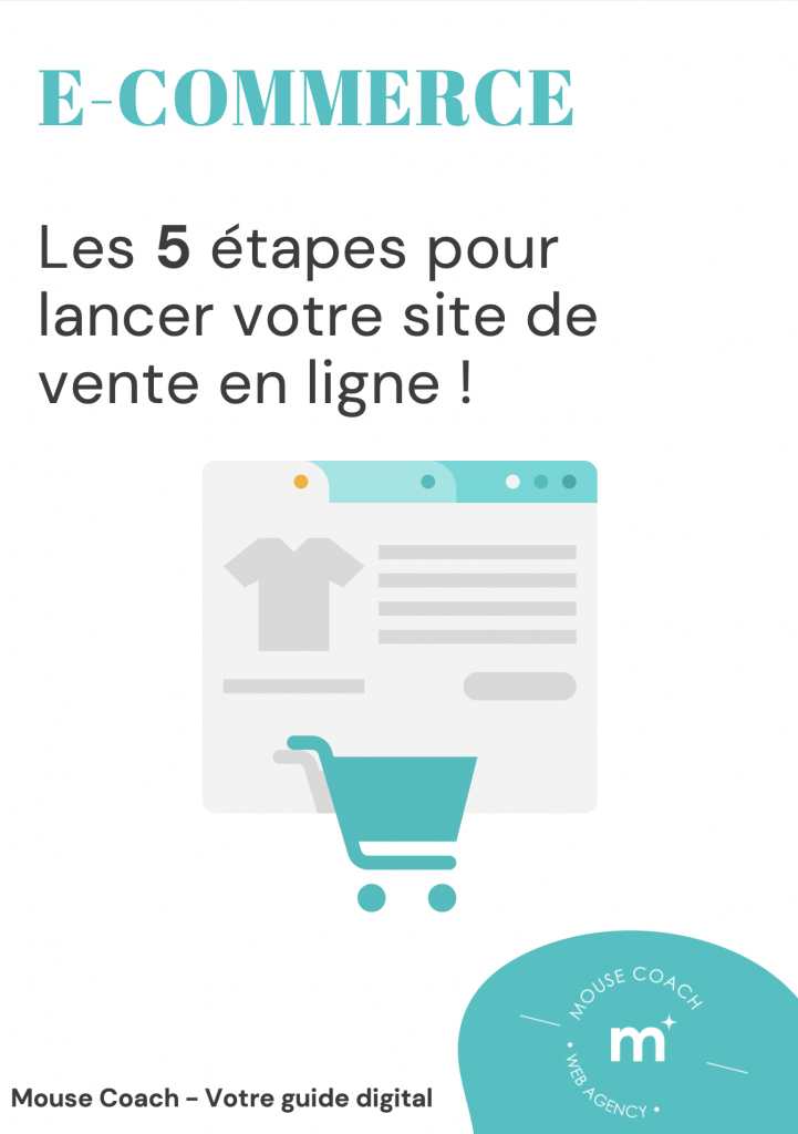 Mouse Coach | E-book gratuit : 5 étapes pour lancer votre site de vente en ligne