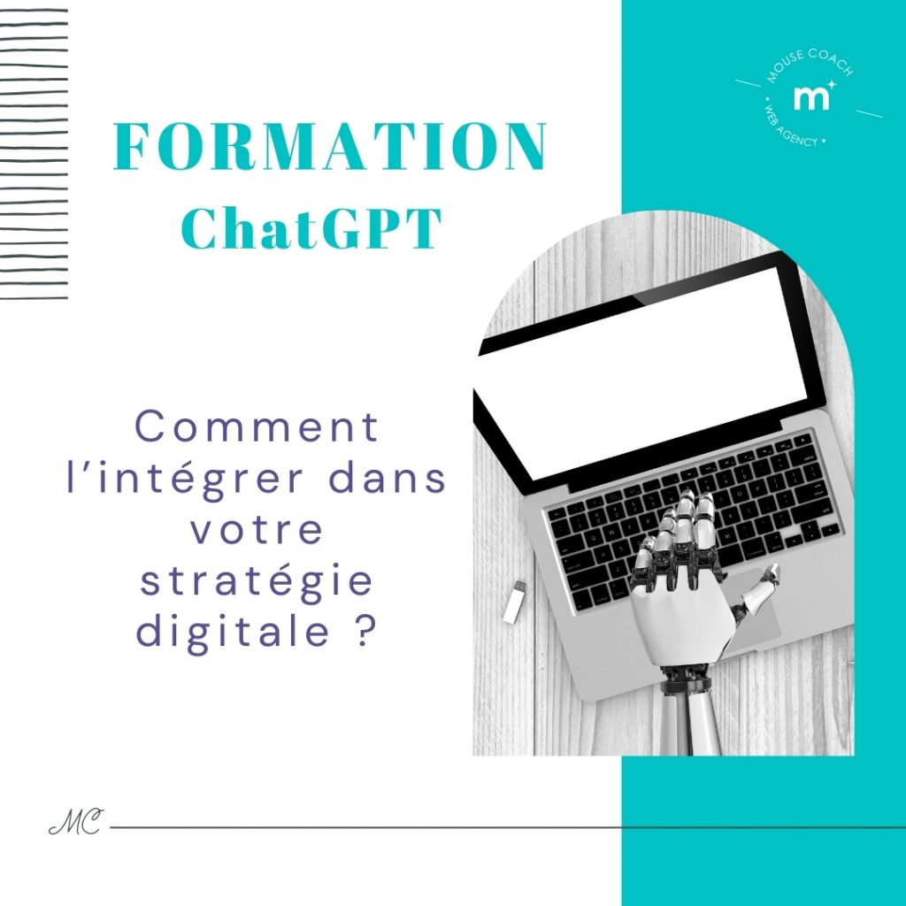 Formation ChatGPT - l'intégrer dans votre stratégie digitale